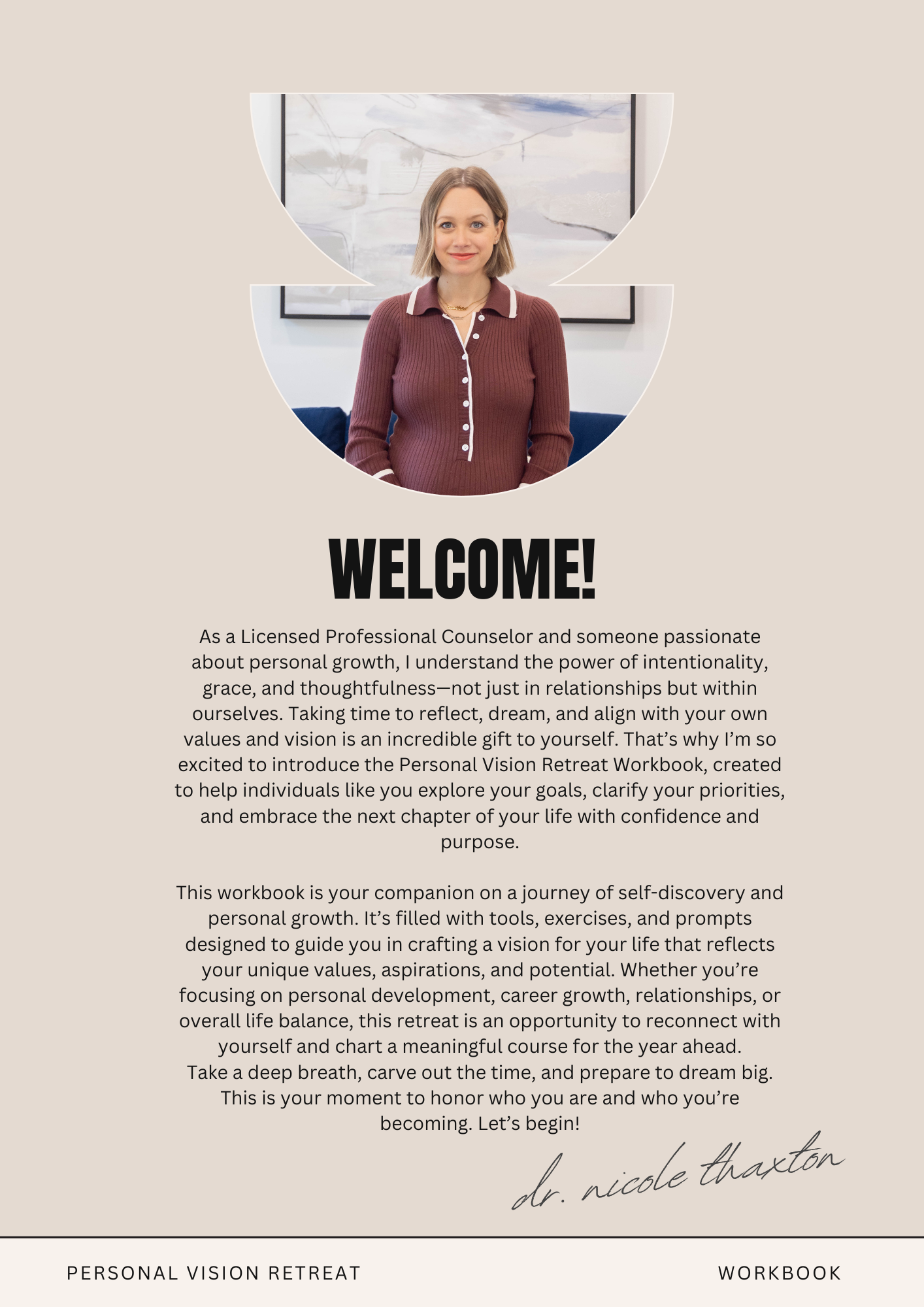 Personal Vision Retreat Workbook – Create Your Fulfilling Life and ...