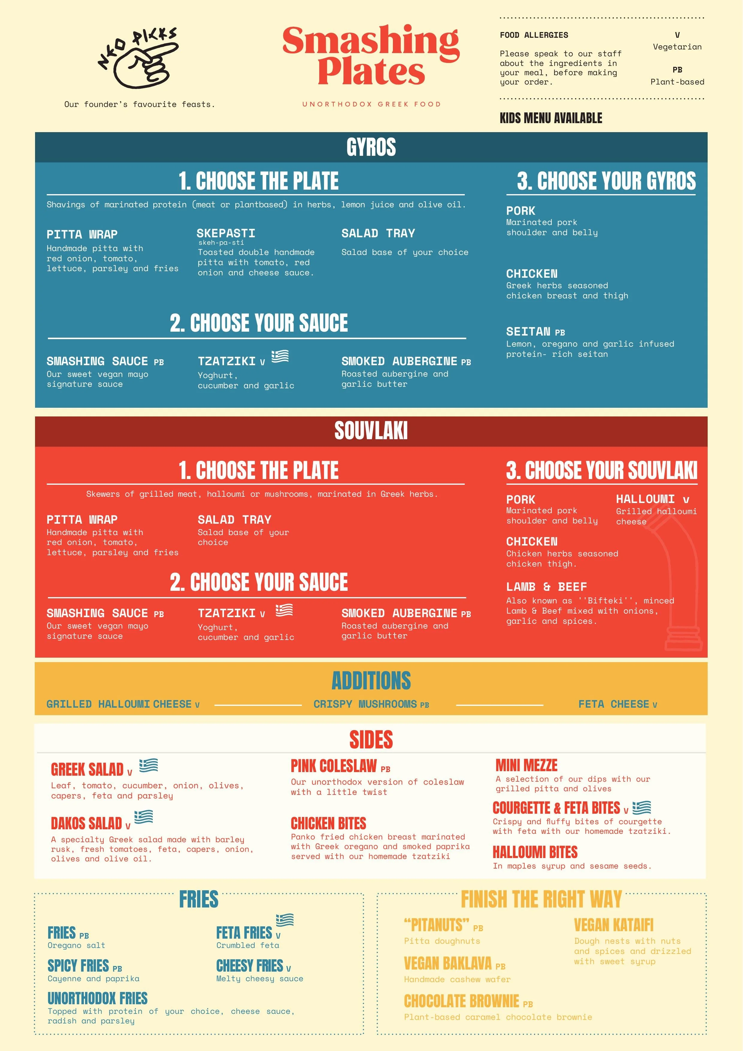 SMASHING PLATES | Souvlaki, Gyros and much more! 🇬🇷