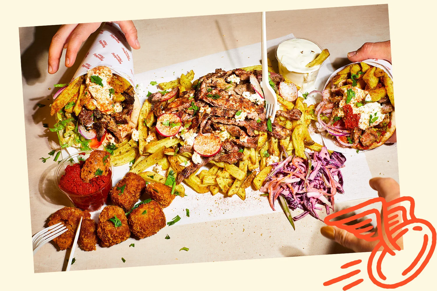 SMASHING PLATES | Souvlaki, Gyros and much more! 🇬🇷