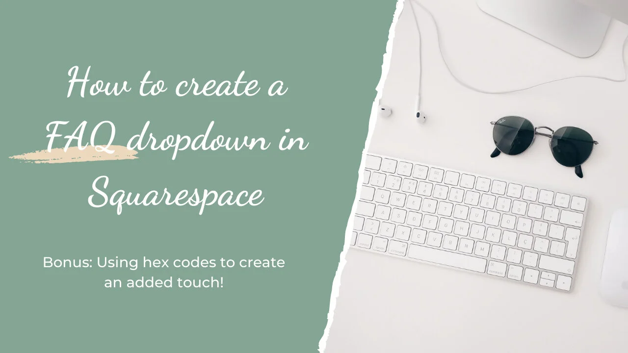 Why FAQ & how to create a FAQ dropdown — Website design