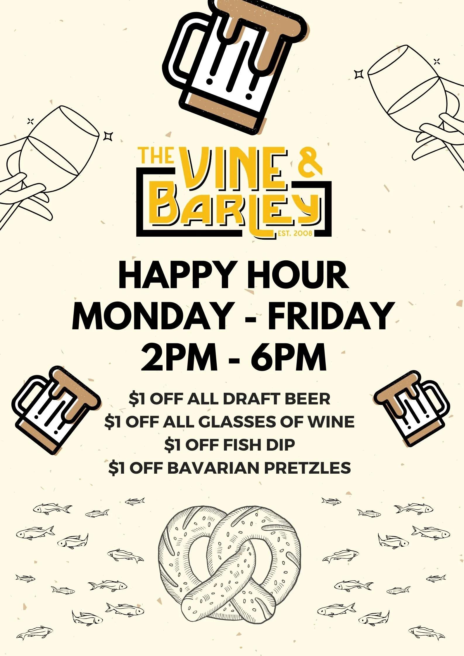 Daily Specials - The Vine & Barley