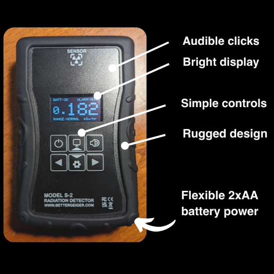 Better Geiger Radiation Detector - Better Geiger S2