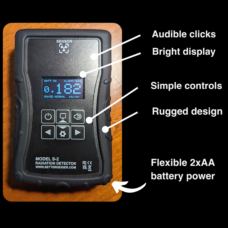 Better Geiger Counter Radiation Detector - Product details