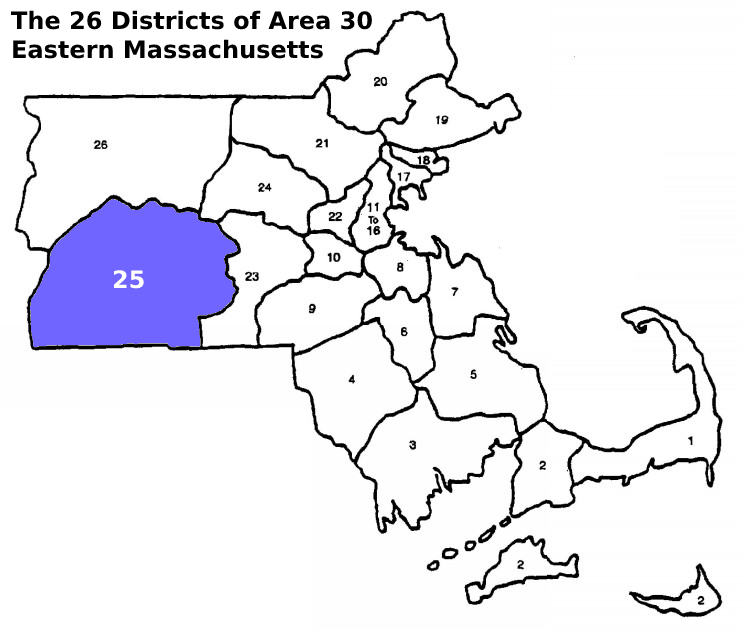 AA District 25, Eastern MA (Area 30)