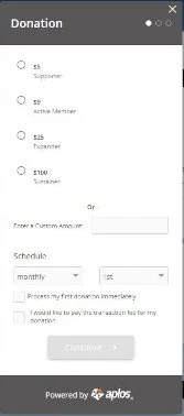 Setting up Donations Through Aplos — Humanist Community of Central Ohio