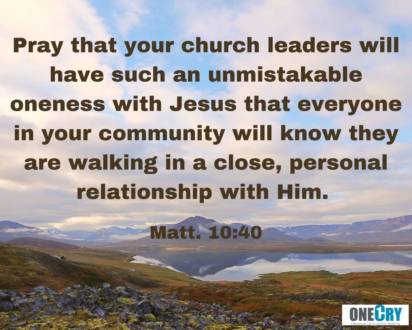 OneCry Prayer Guide — OneCry - A Nationwide Call for Revival and ...