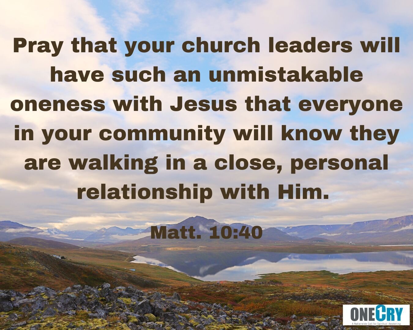 OneCry Prayer Guide — OneCry - A Nationwide Call for Revival and ...