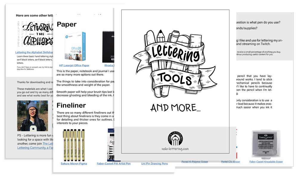 The Lettering Guide — NOLA Lettering