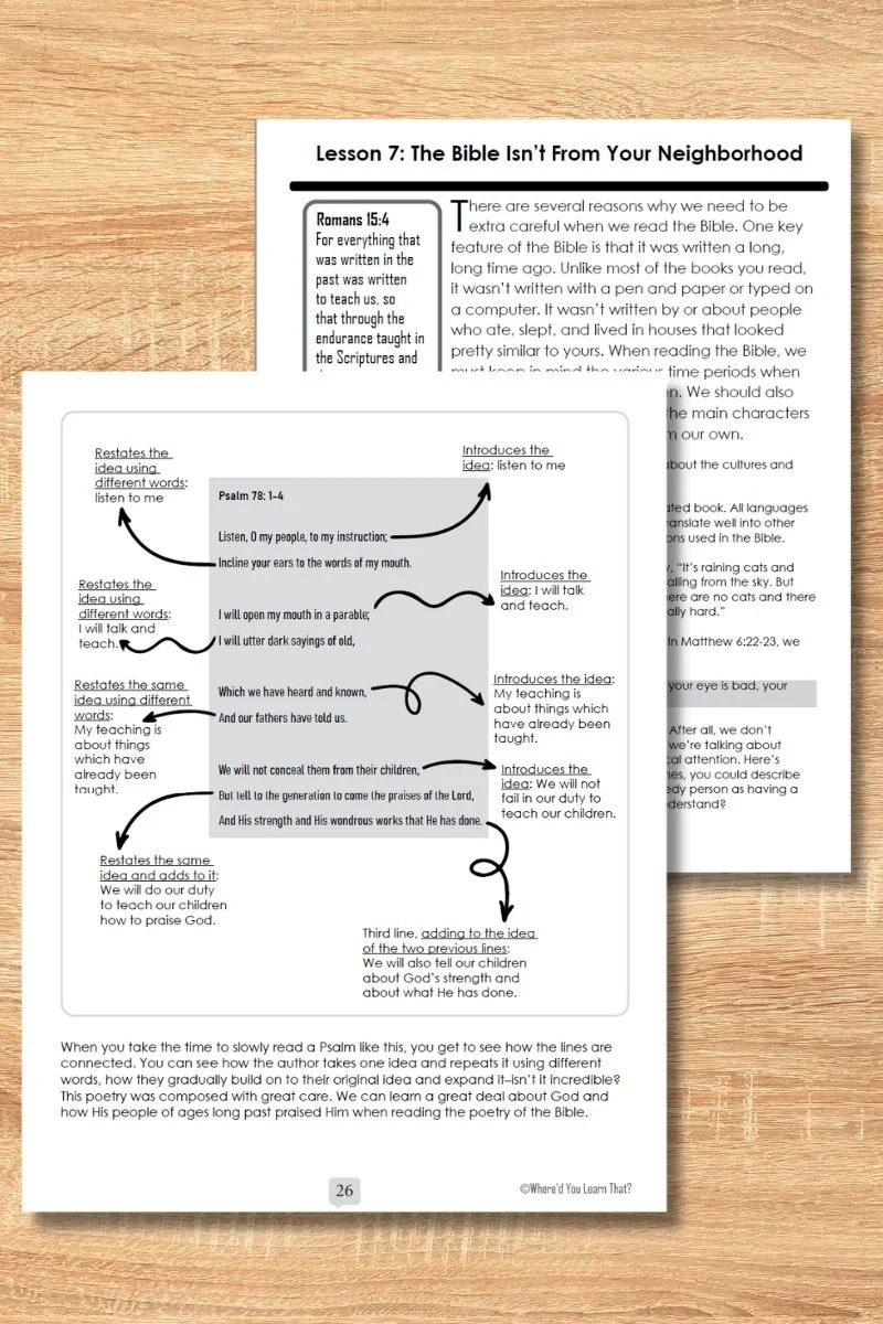 The Bible's Story: A Unit Study on the History of the Bible — Where'd ...