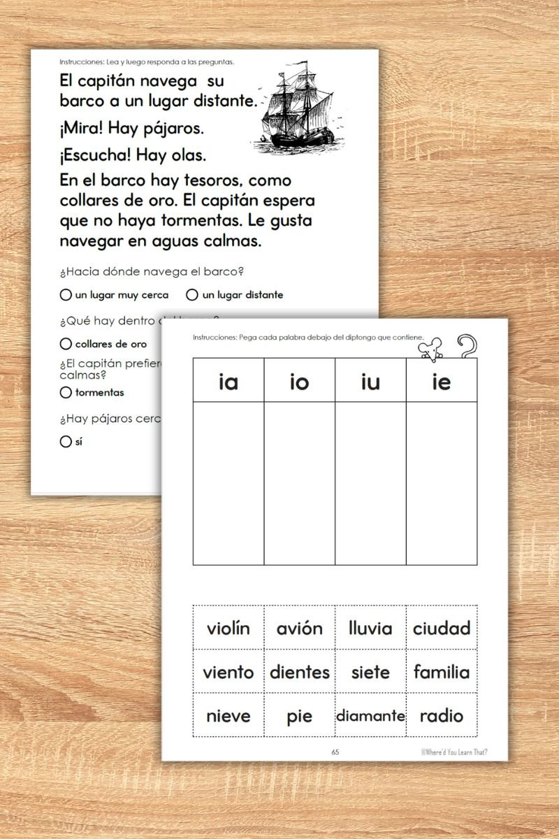 Parts of a Plant - Spanish — Where'd You Learn That? Homeschool