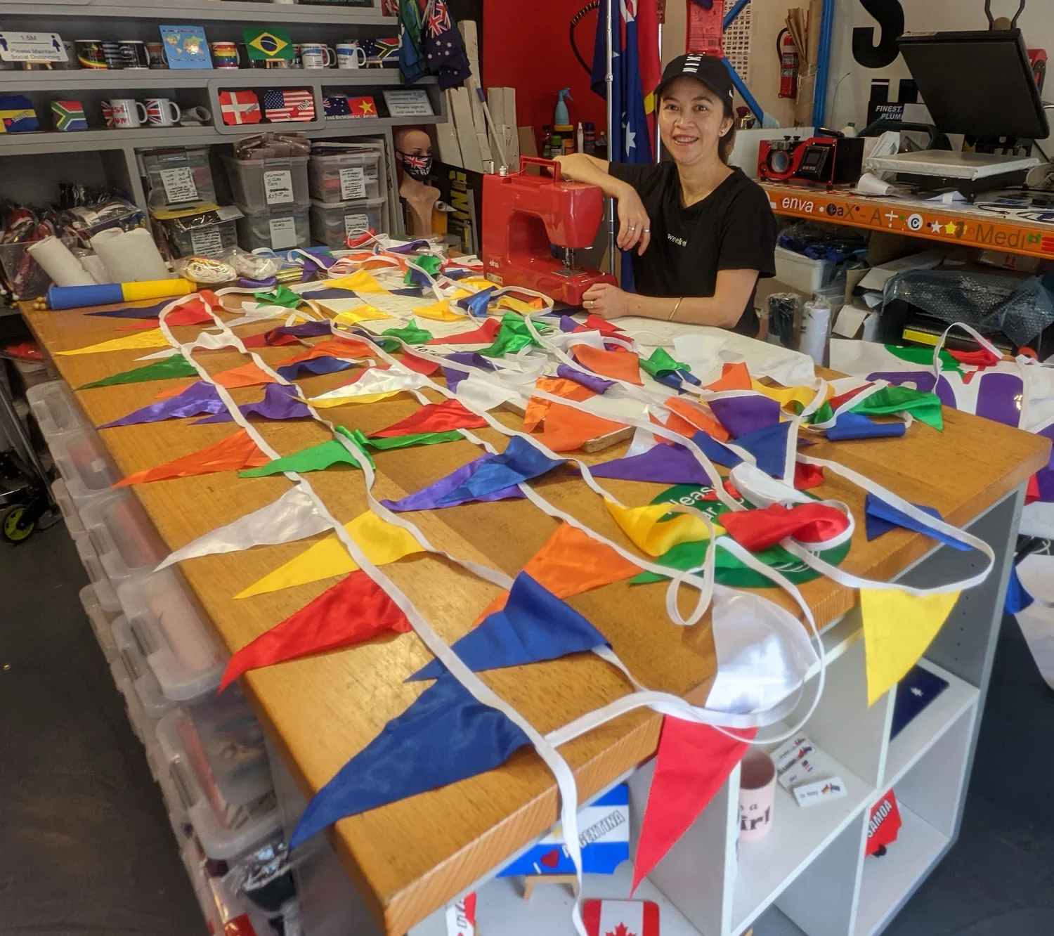 Monkey Bunting — Flag Monkey