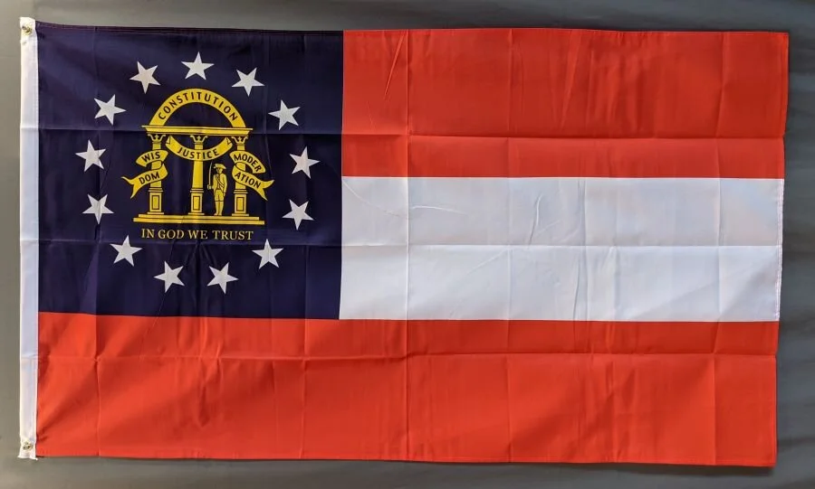 Georgia (USA) new flag. Large Standard — Flag Monkey