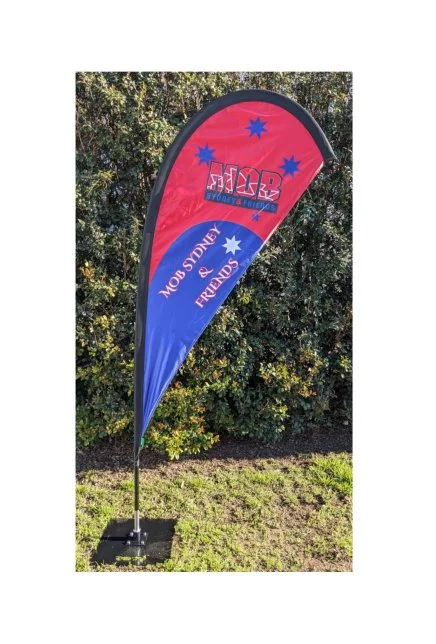 Tear Drop Flags & Bow Banners — Flag Monkey