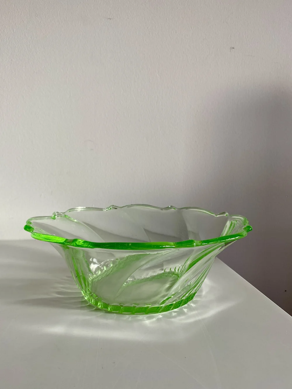 Uranium Glass Bowl