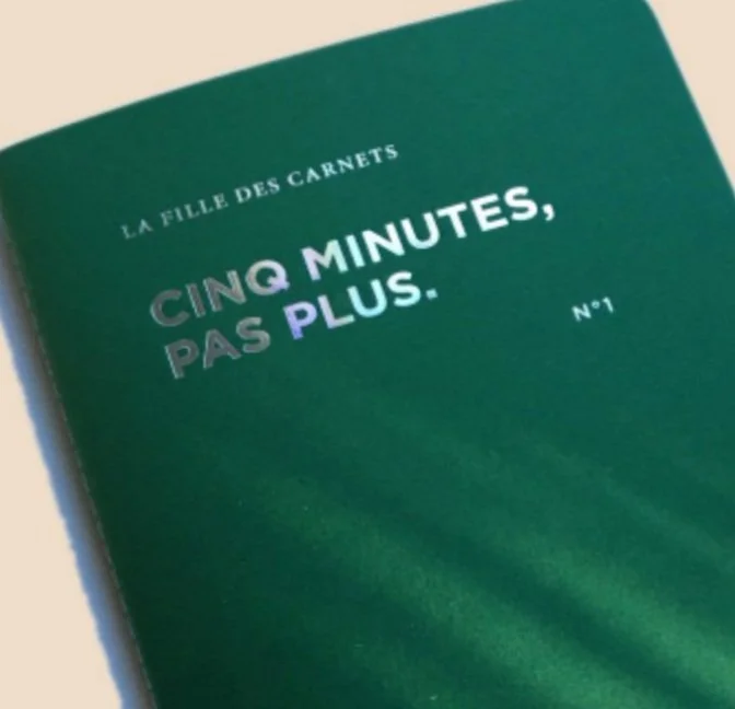 Cinq minutes, pas plus - Carnet France — La Fille des Carnets