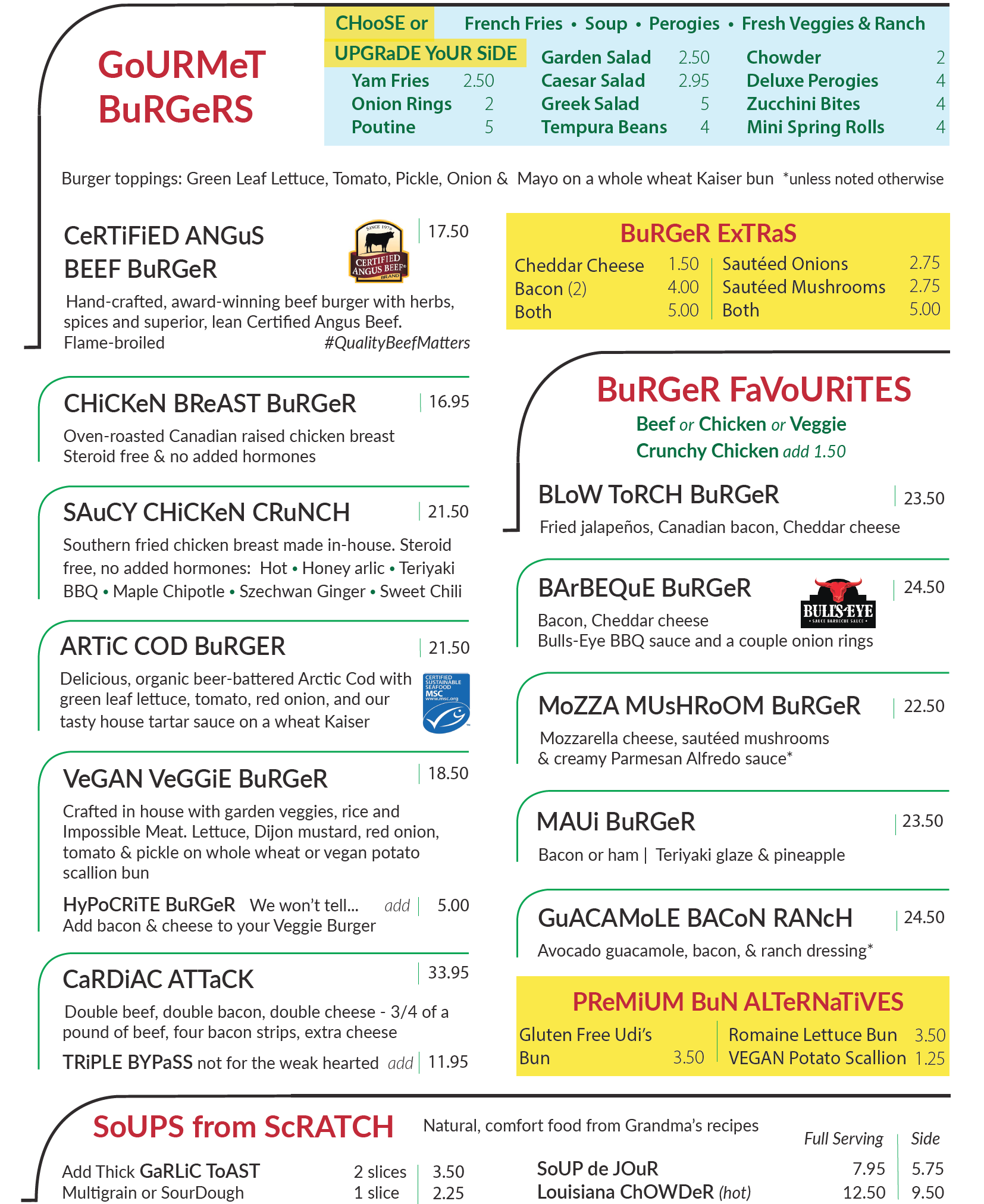 Menu — Dock n Duck