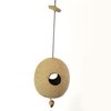 Signed Stan Bitters round earthenware birdhouse with two entrances ...
