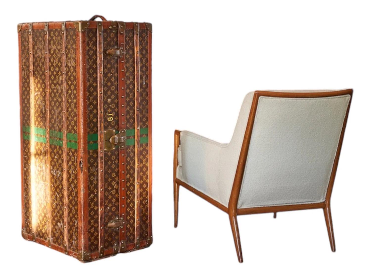 Paul McCobb Arm Chairs With Original Woven leather Seats circa 1950s ...