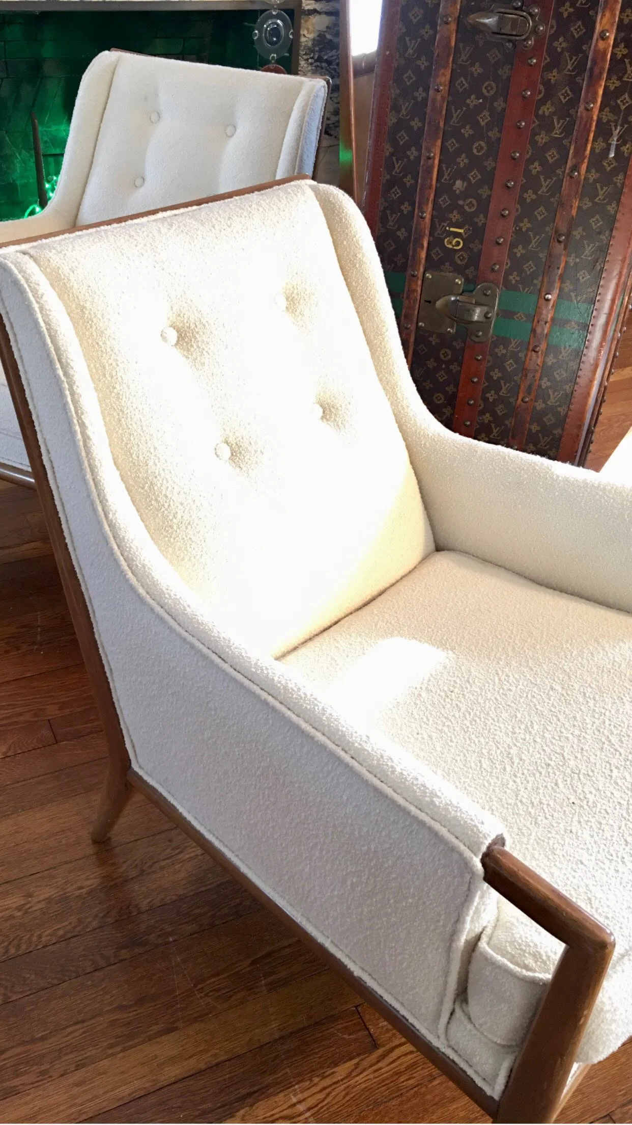 Paul McCobb Arm Chairs With Original Woven leather Seats circa 1950s ...