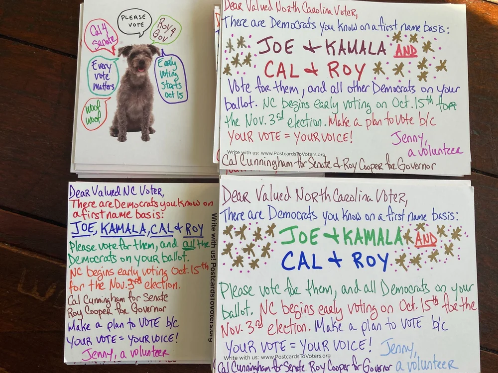 Postcard Examples — Markers For Democracy