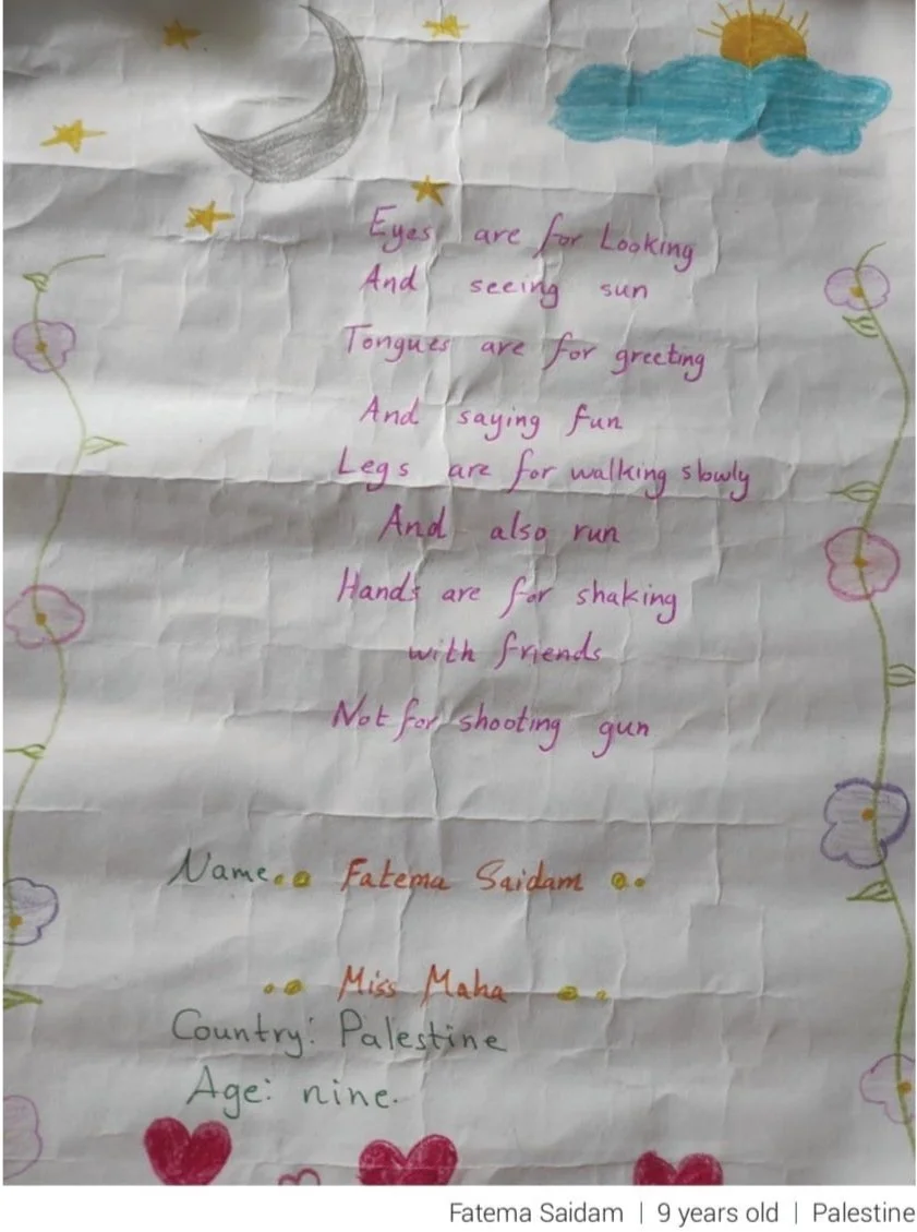 Fatema's poem — The Hands Up Project