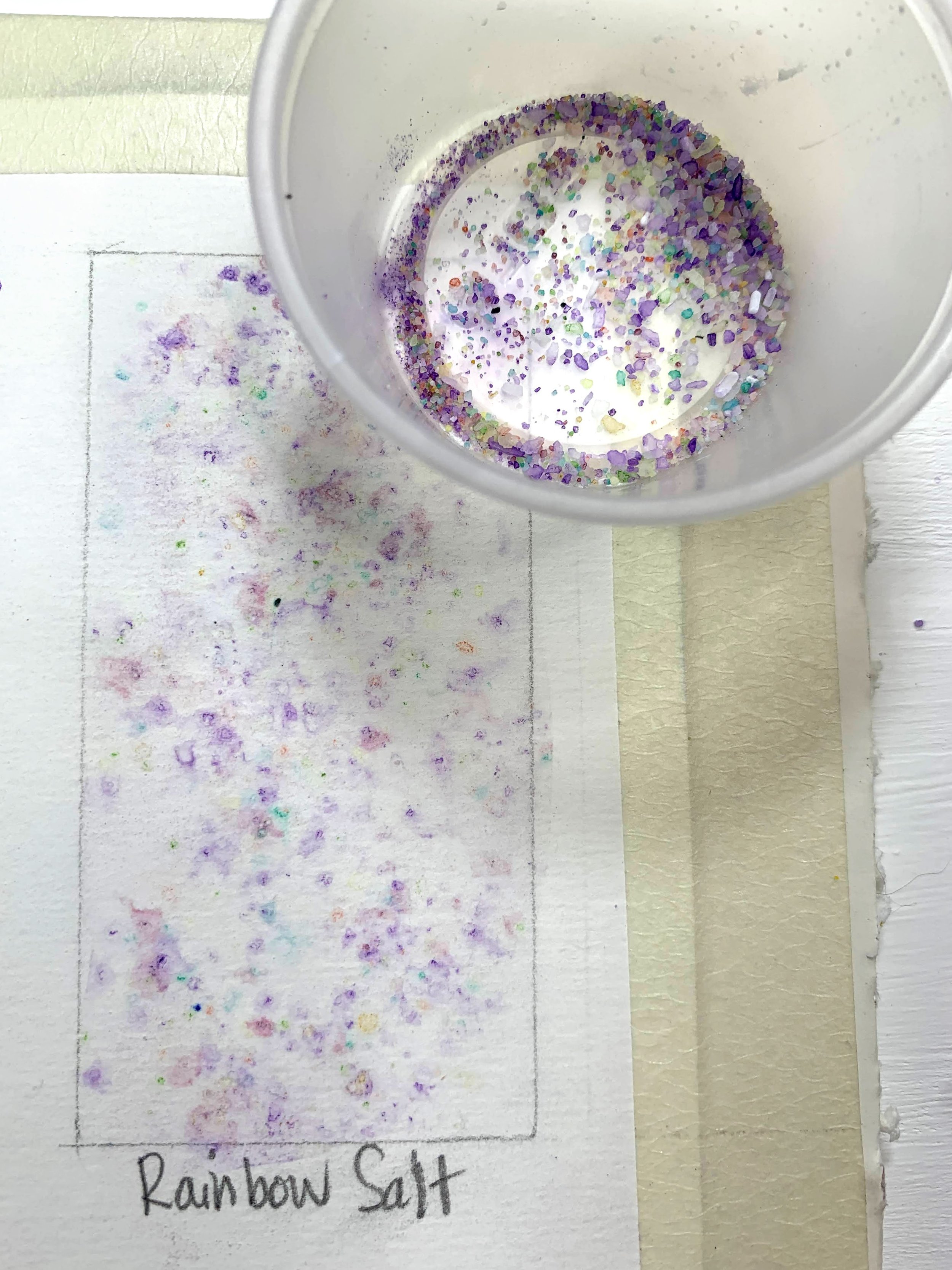 Watercolor & Salt (+ Rainbow Salt!) — Pop Up Art School