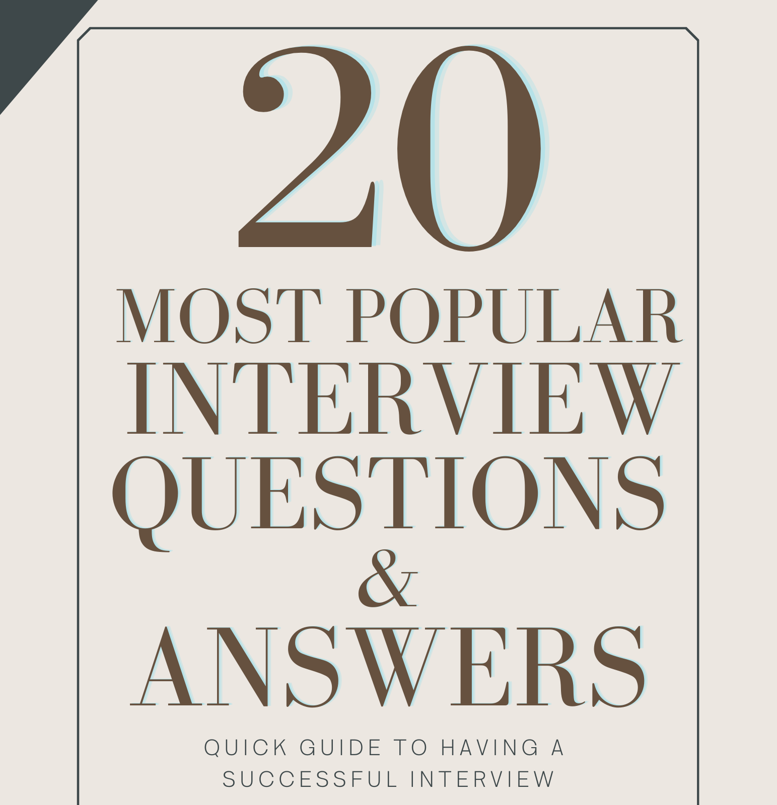 Interview Toolkit — Trainer Terry Interview Toolkit — Trainer Terry