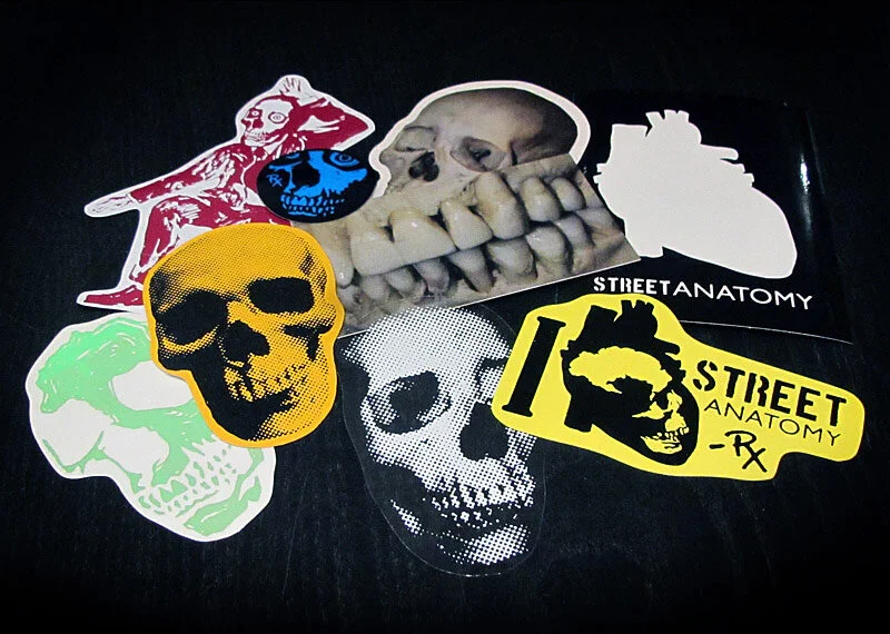 Rx x Street Anatomy Sticker Packs Volume 1 — STREET ANATOMY