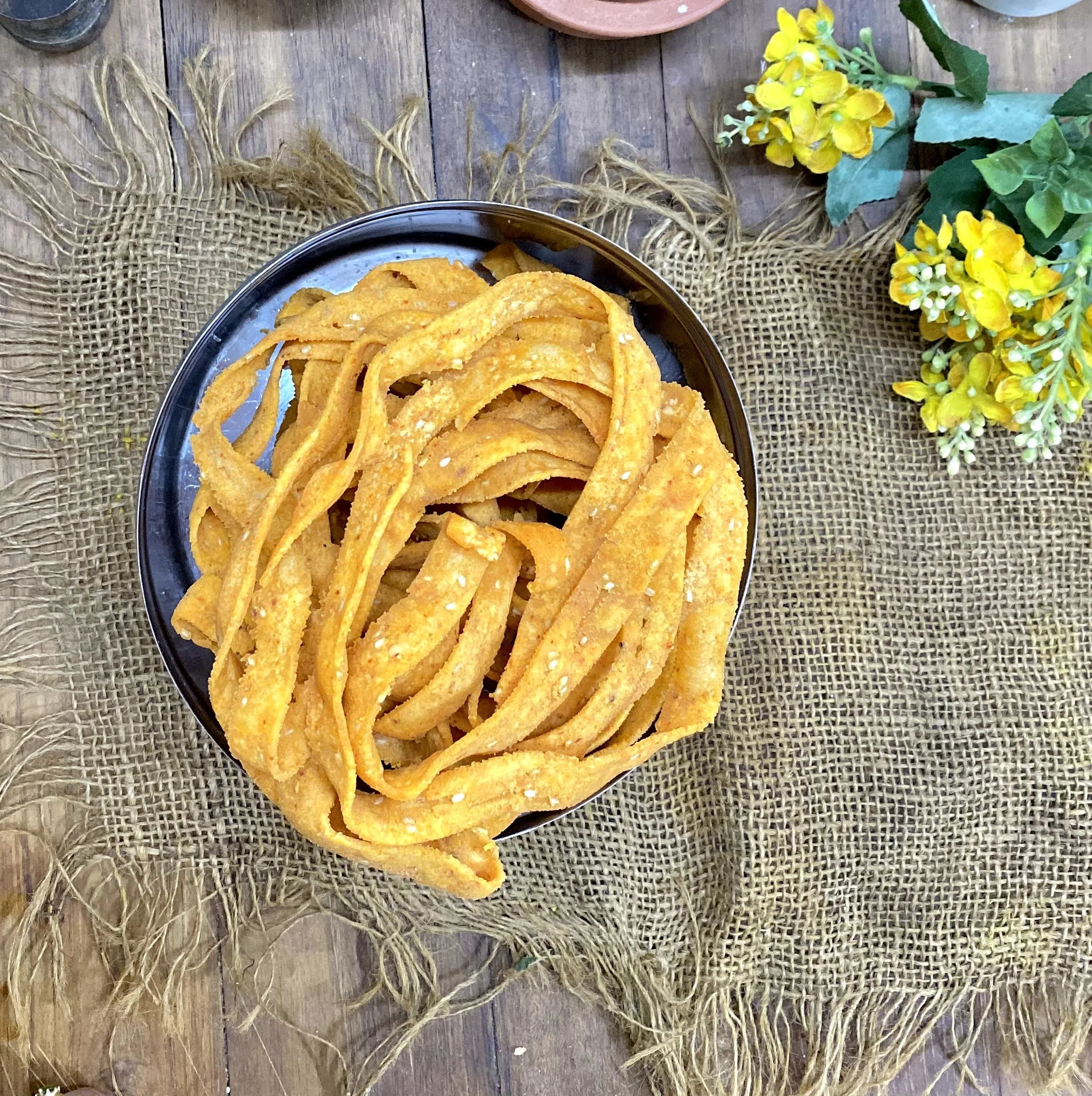 Ribbon pakoda — Your Everyday Cook