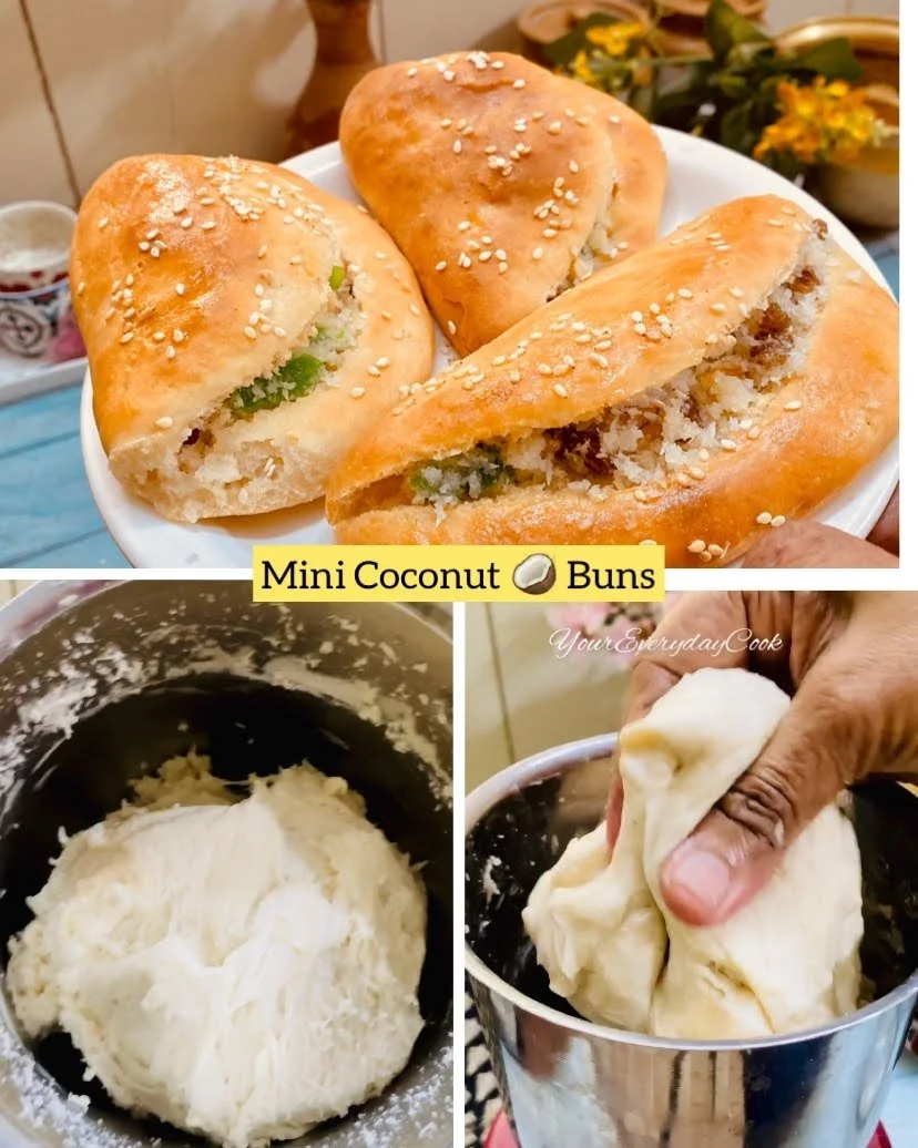 Coconut🥥 Buns — Your Everyday Cook