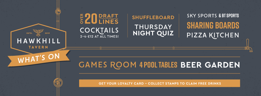 What's On — Hawkhill Tavern