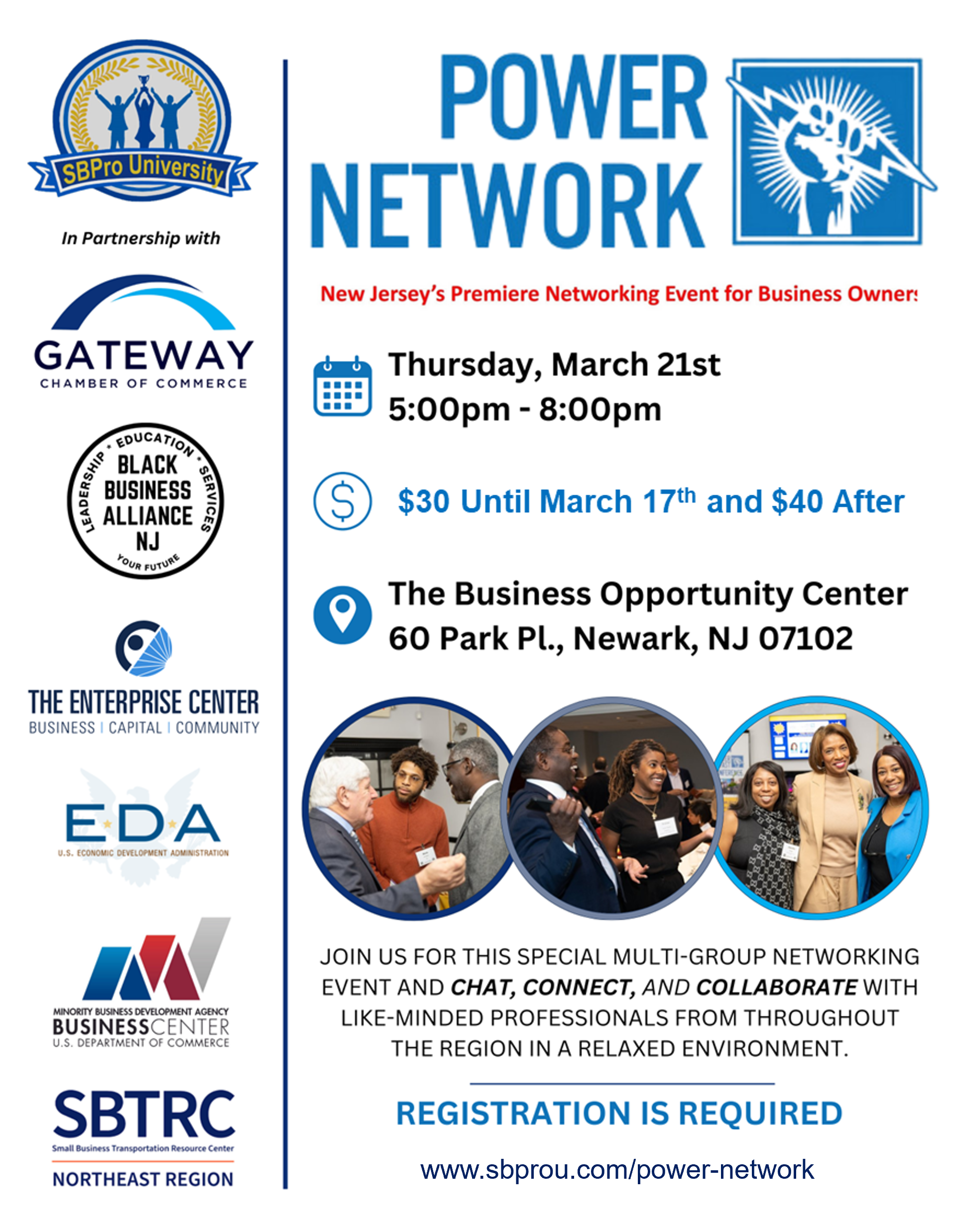 POWER Network Events — Small Business Pro University