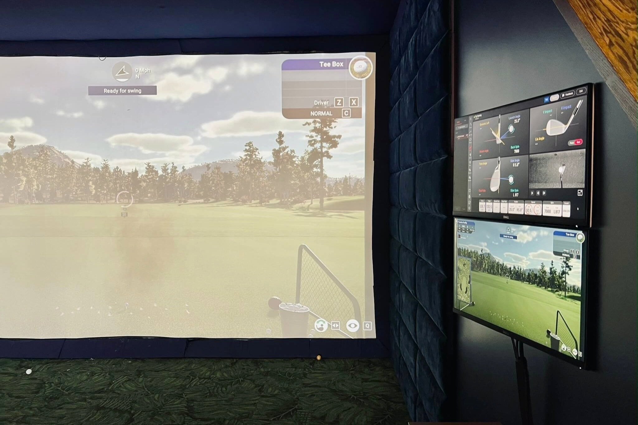 Stick & Feather - Indoor Golf Simulator