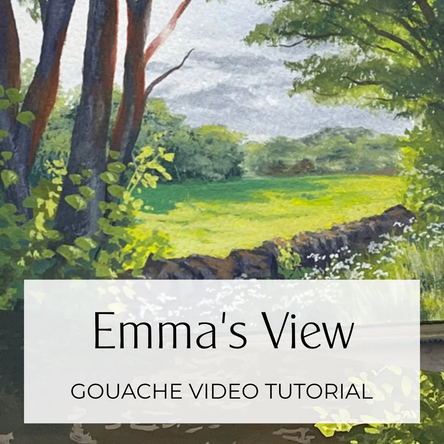 Gouache Landscape Painting Tutorials | Ruth Wilshaw — Ruth Wilshaw ...