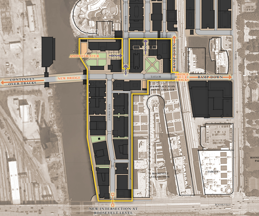 Chicago Near South Loop Master Plan — McNicholas Architects