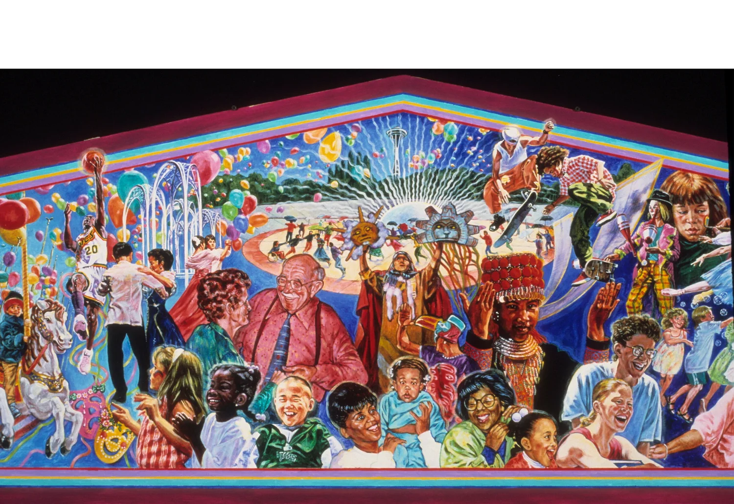 Seattle Center Murals I and II — TERRY FURCHGOTT