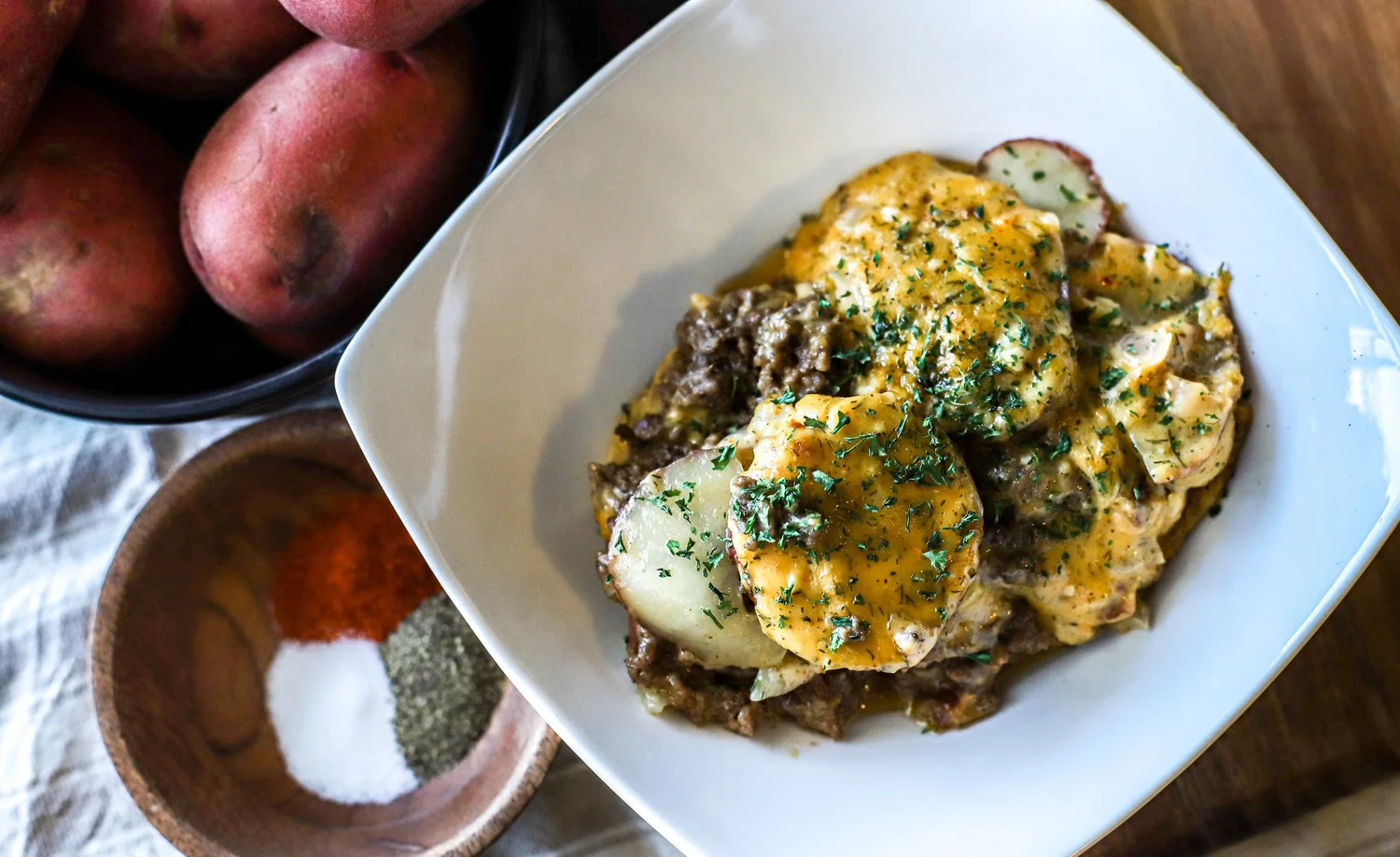 Beefed Up Scalloped Potatoes — Columbia Table Kitchen