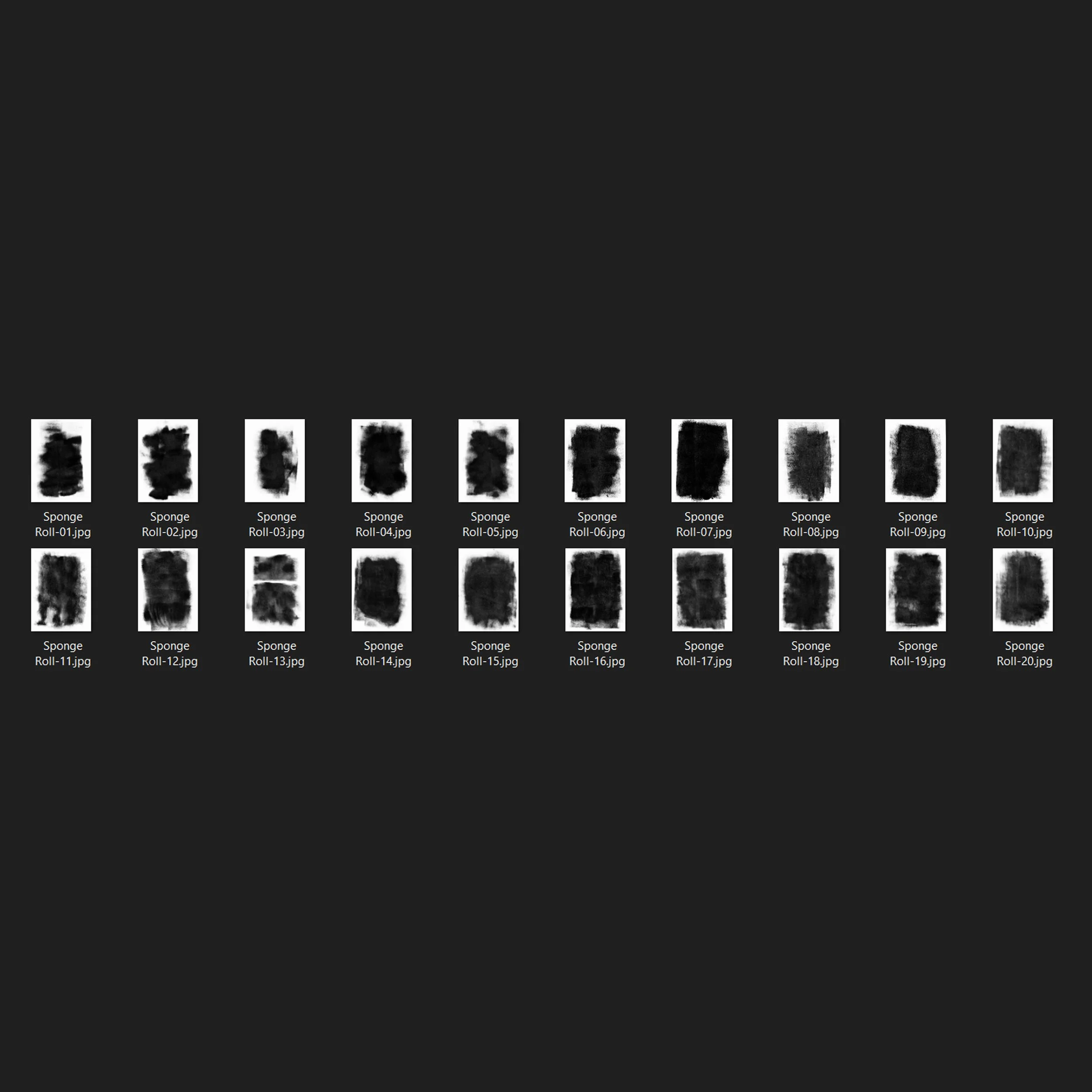 free scanned rolled ink textures for graphic design, photo editing and ...