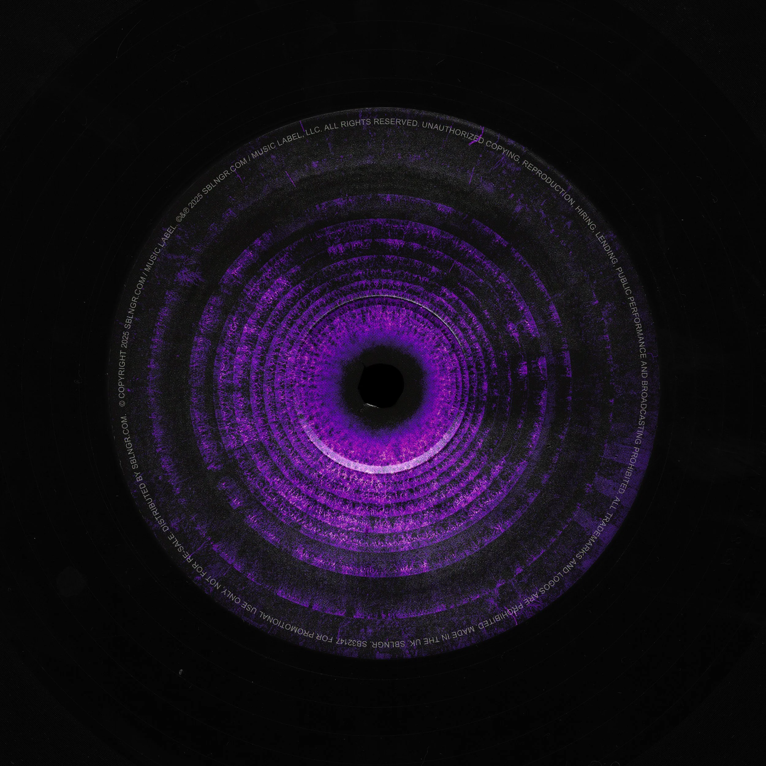 7" inch vinyl slip mockup — sb