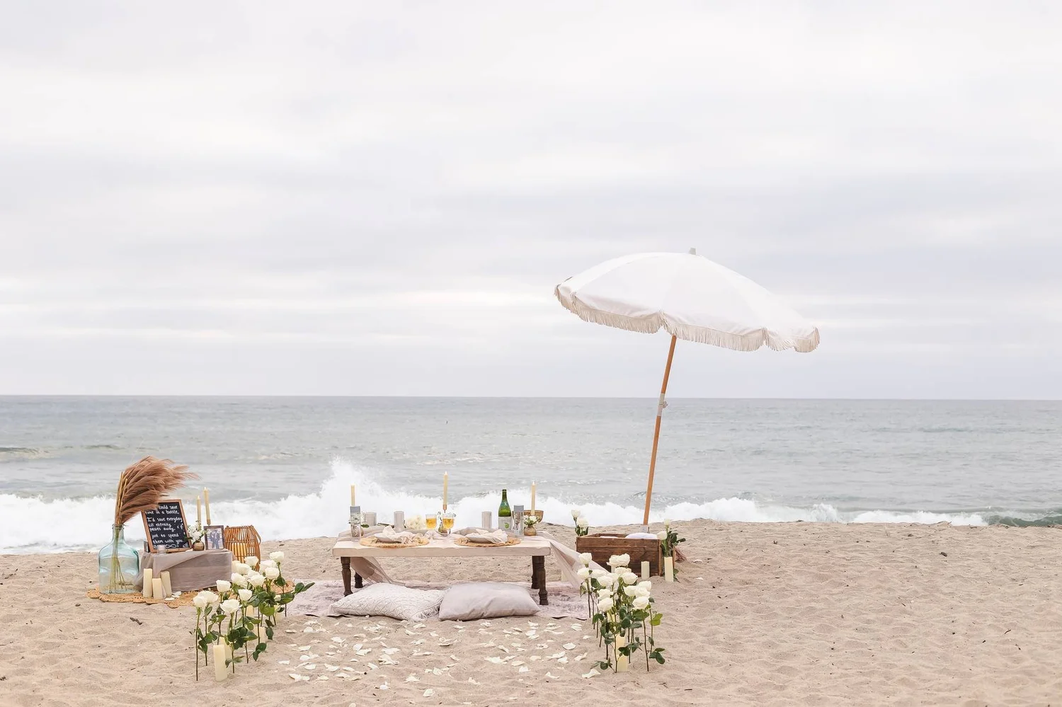 Beach Proposal Packages Laguna - Luxury Picnic Company