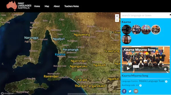 Gambay: Australian First Languages Map — First Languages Australia