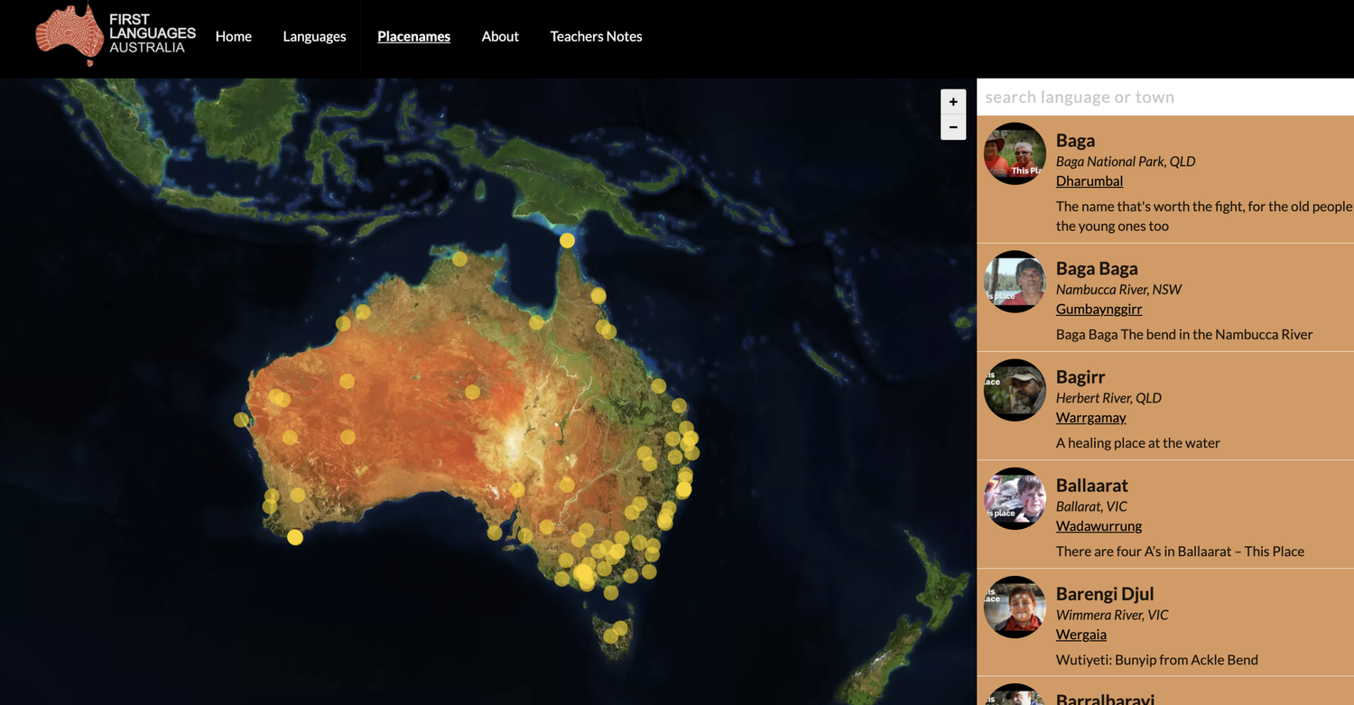 Gambay: Australian First Languages Map — First Languages Australia