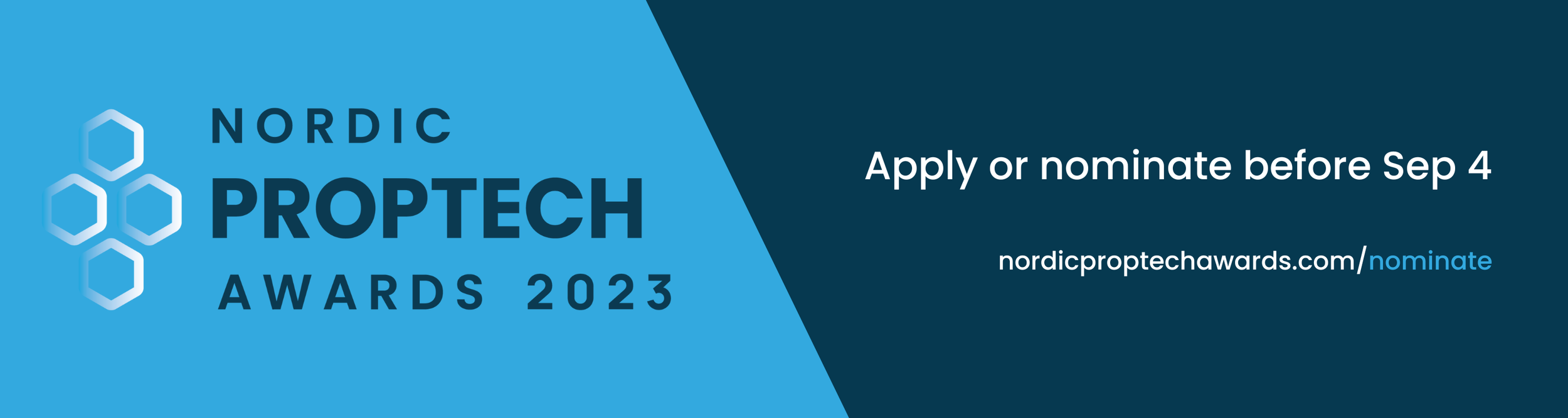 Open call for the Nordic PropTech Awards 2023 — PropTech Denmark
