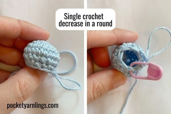 15 different detailed Ways on How to Decrease in Crochet — Pocket Yarnlings — Pocket Yarnlings