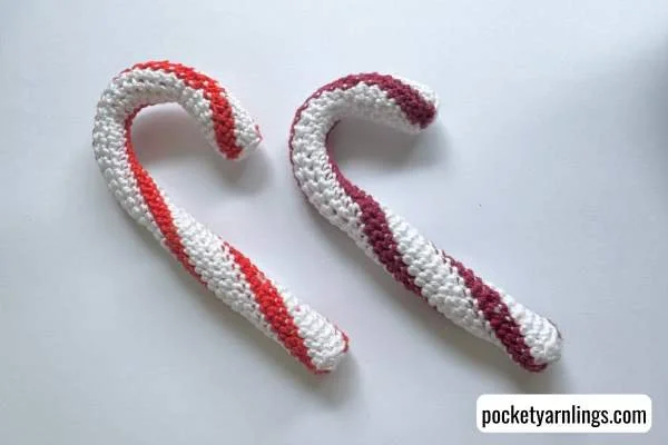 Crochet Free Candy Cane Ornament – Quick & Beginner-Friendly Pattern ...