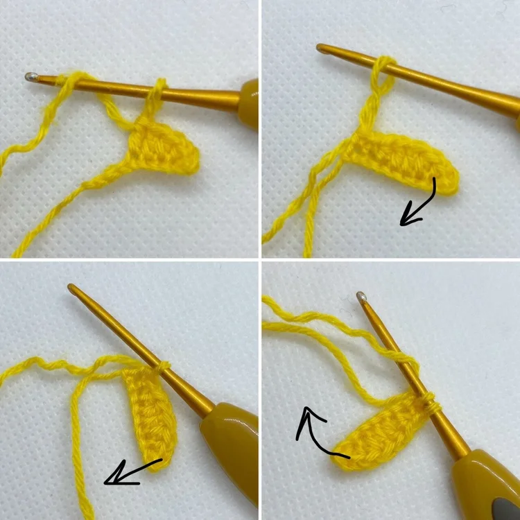 Crochet and Rotate — Pocket Yarnlings