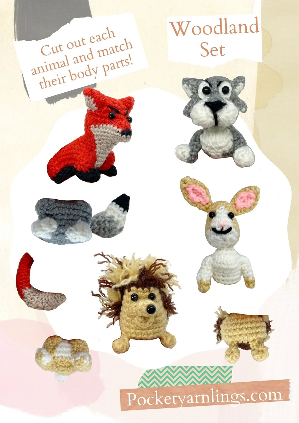 Free Printable Cut Out to mix and match! — Pocket Yarnlings