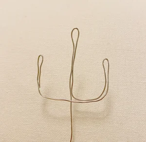 7 steps to Bending a Wire into a Mini Sword — Pocket Yarnlings