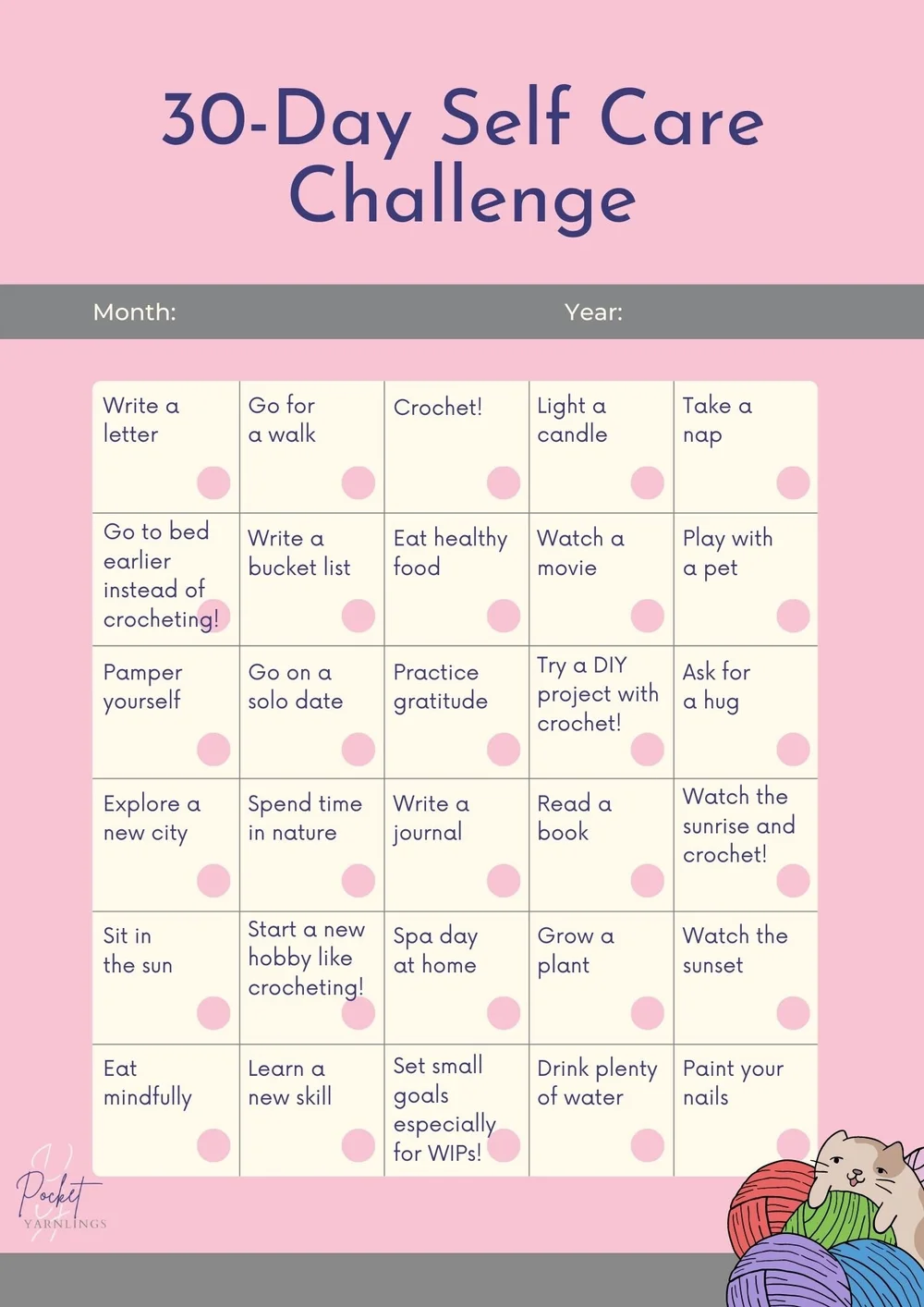 5 ways 2021 has made me a Better Person + Self Care Printable Challenge ...