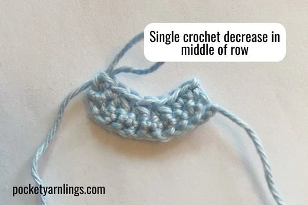 15 different detailed Ways on How to Decrease in Crochet — Pocket Yarnlings — Pocket Yarnlings